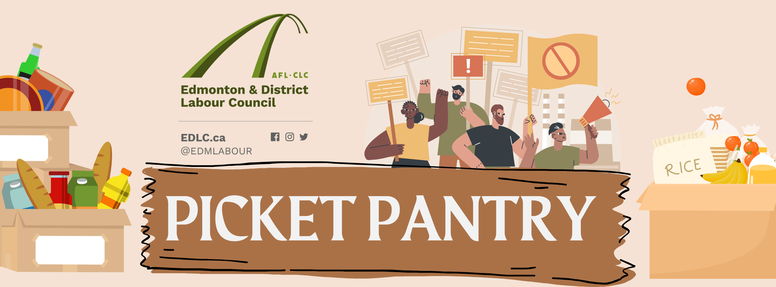 EDLC Picket Pantry – Edmonton District Labour Council